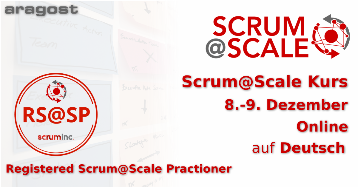 Registered Scrum@Scale Practioner Kurs | aragost.com